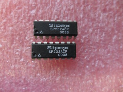SP232ACP SP232 IC DVR RCVR RS232 16-PIN DIP (LOT OF 2) | eBay