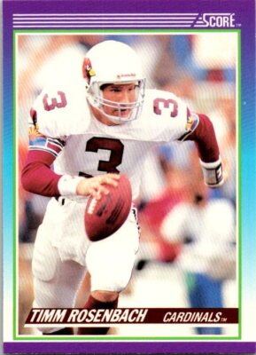 1990 Score Football 163 Timm Rosenbach | eBay