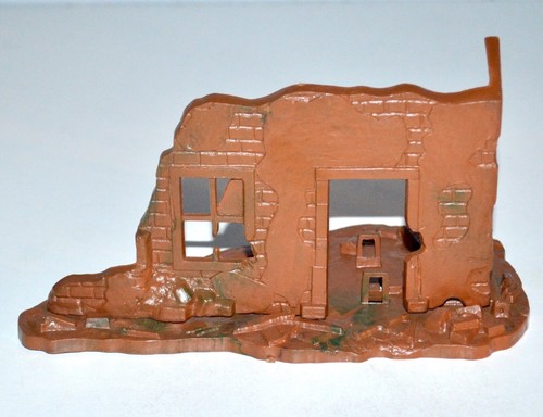 Rare Vintage 1960s Marx Army Playset Plastic Exploding Building Base ...
