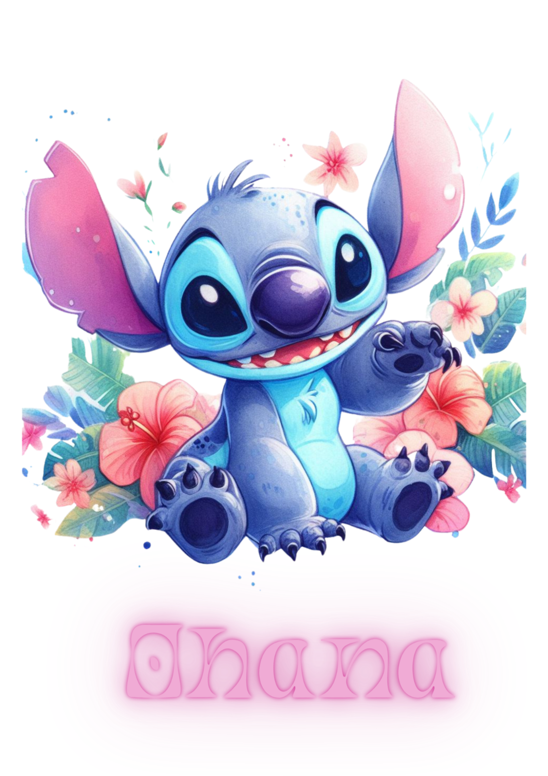 A5 A4 A3 personalised Stitch prints nursery bedroom playroom | eBay UK