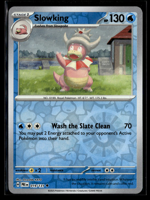 Slowking 019/131 Pokemon Sv: Prismatic Evolutions Reverse Holo | eBay