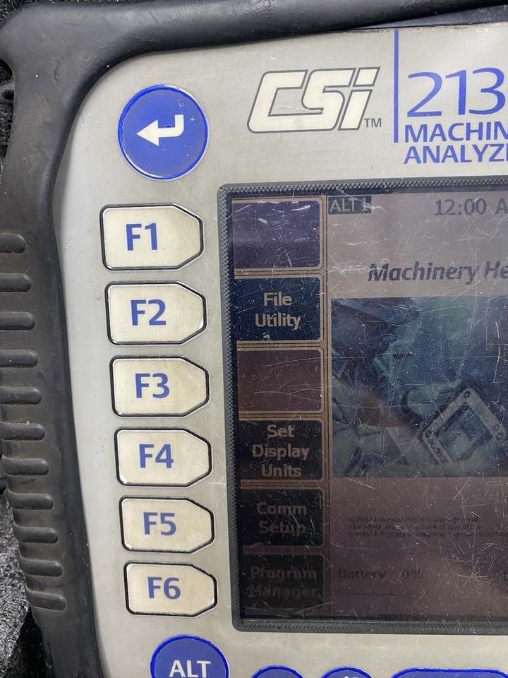 EMERSON CSI 2130 / B21300Q / REV:14 MACHINERY HEALTH ANALYZER | eBay