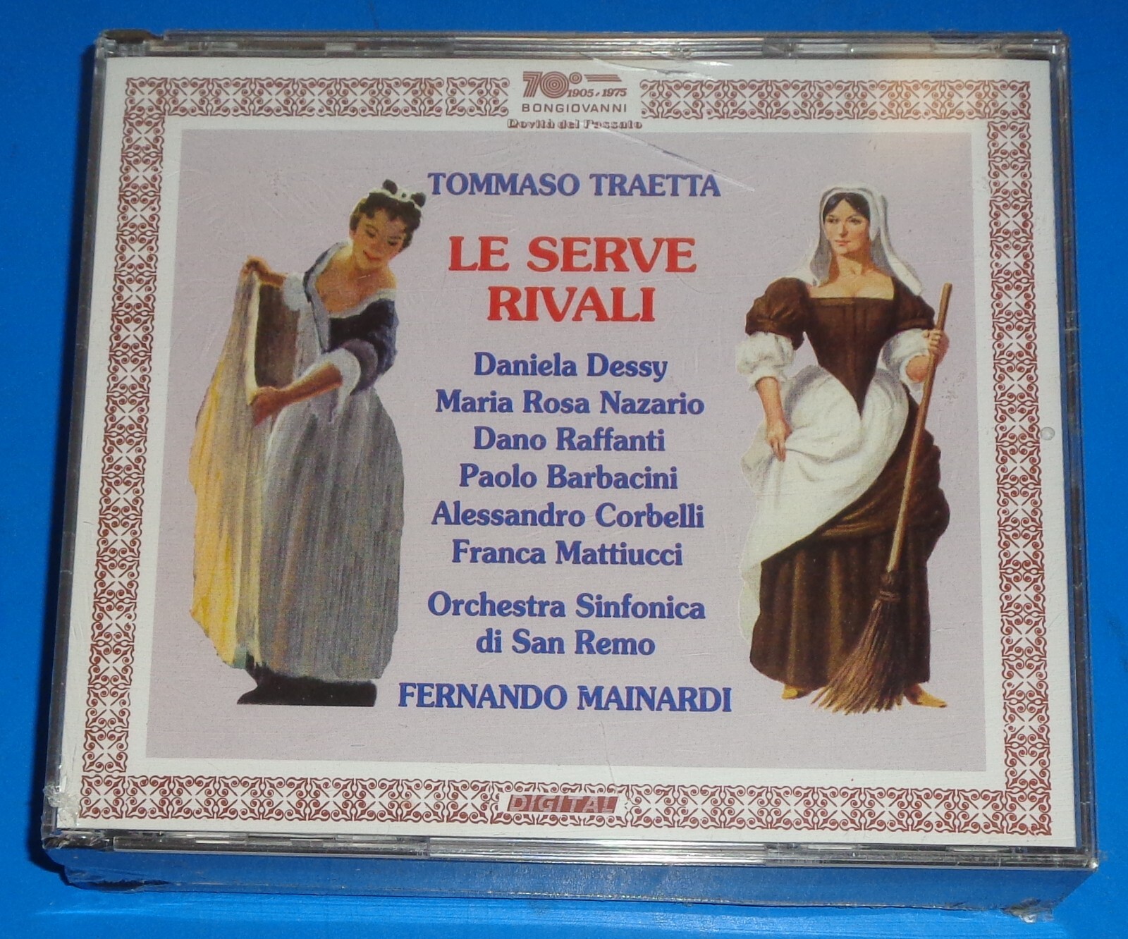 Fernando Mainardi TOMMASO TRAETTA Le Serve Rivali - Bongiovanni 2 CD ...