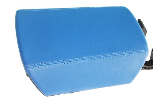 Fits 10-15 Chevrolet Camaro Leather Center Console Cover Skin Blue | eBay