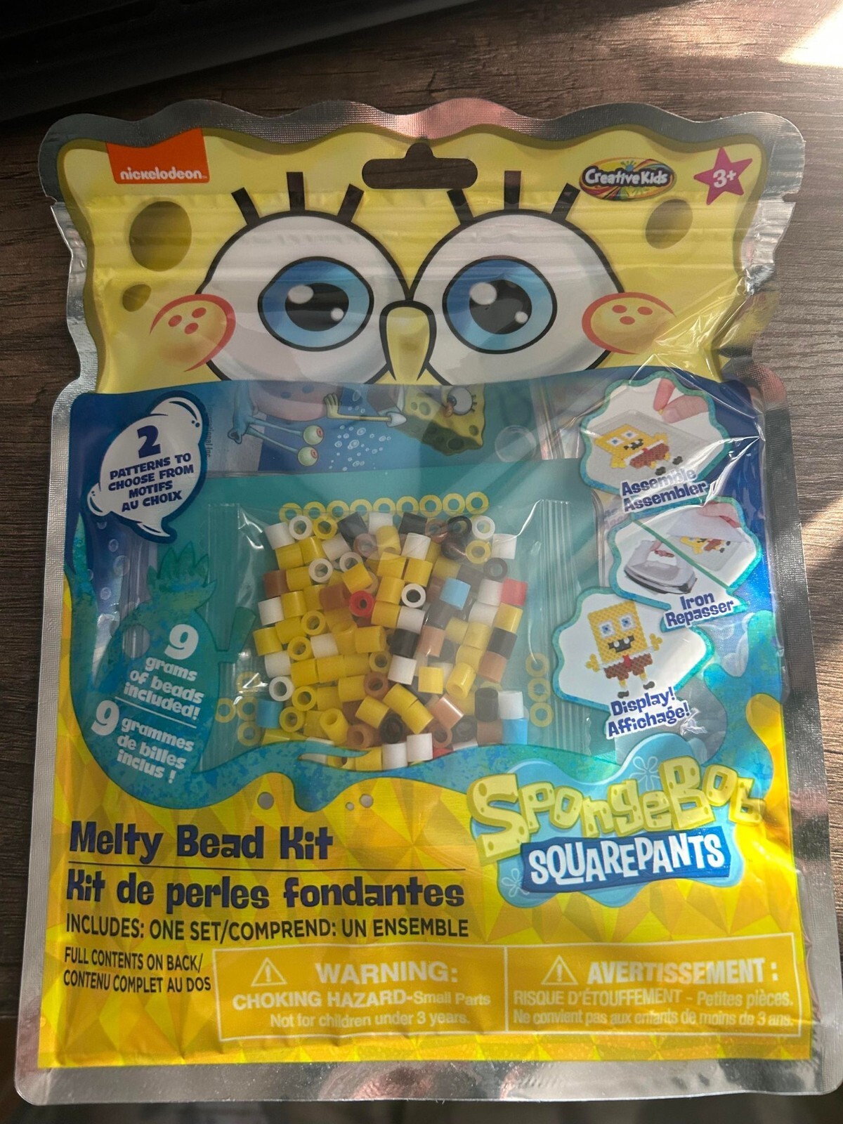 Nickelodeon Creative Kids SpongeBob SquarePants Melty Bead Kit 2 ...