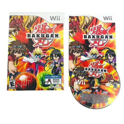 Bakugan Battle Brawlers Video Game Nintendo WII Complete Disc Manual ...