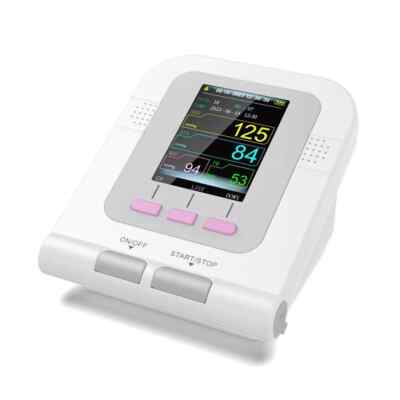 Digital Color LCD Blood Pressure Monitor NIBP Machine Upper arm Cuffs ...