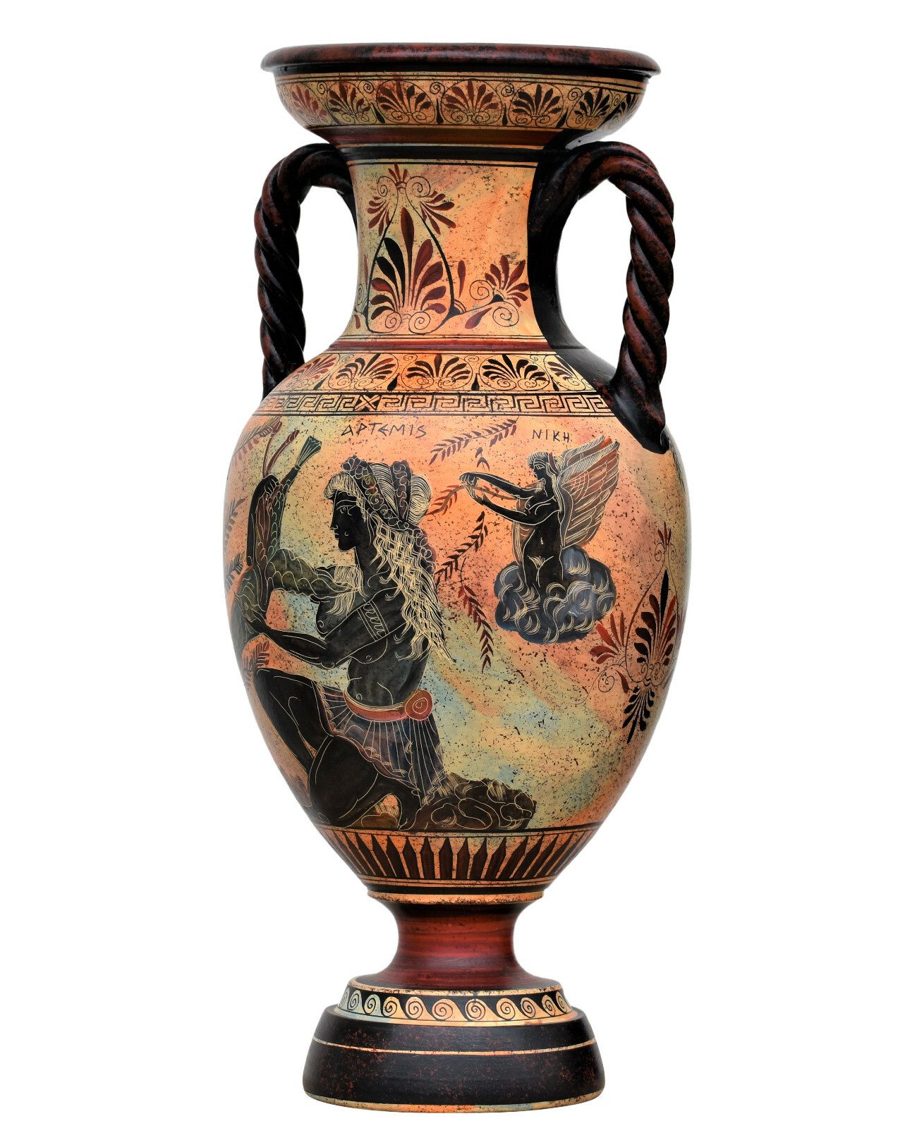 Goddess Athena Theseus and Amphitrite Vase Ancient Greek Pottery ...