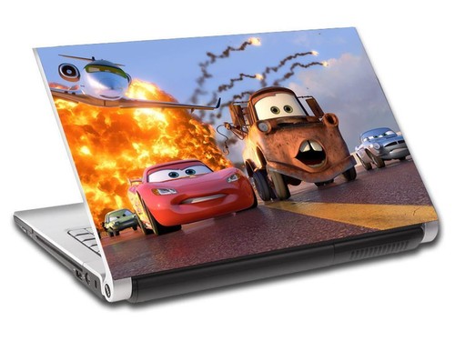 Mcqueen Mater Disney Cars Personalized LAPTOP Skin Vinyl Decal Sticker ...