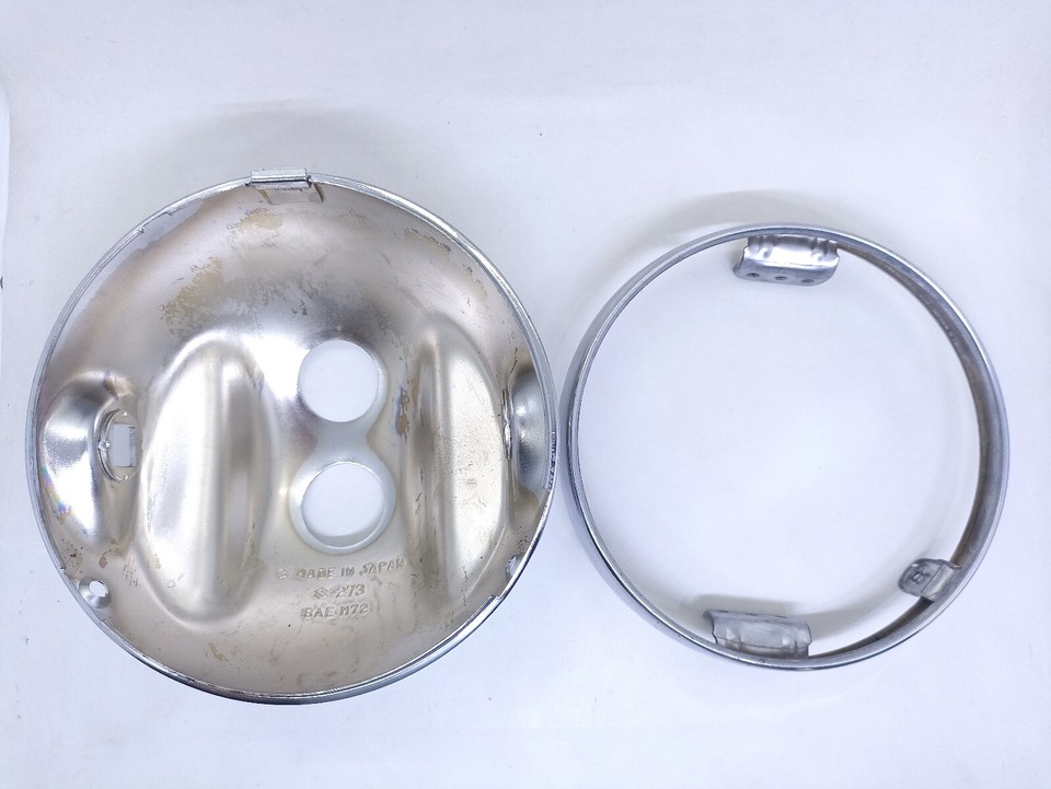 Suzuki GT185 GT250 T500 GT380 TS250 TS400 Headlight Headlamp Housing ...
