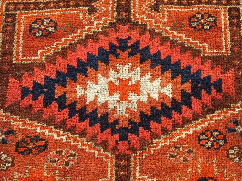 Antique Turkish Carpet Runner, Aisle Runner 45"X125" Hallway Rugs ...