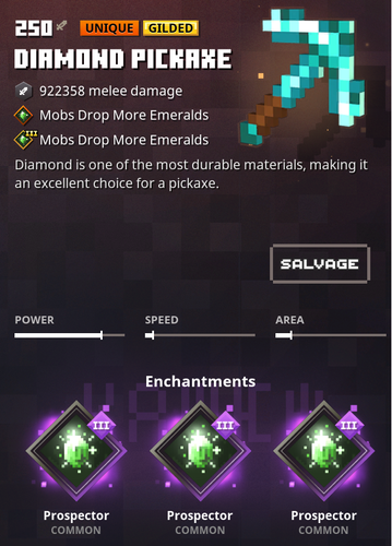 Minecraft Dungeons - Diamond Pickaxe Unique Gilded Philippines | Ubuy