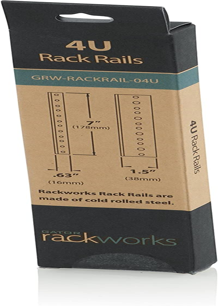 Gator Grw-rackrail-04u Rack Rails - 4u Pair for sale online | eBay