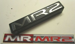 Toyota MR2 MK2 Turbo Import Type Rear Badge Silver - Mr MR2 Used Parts ...