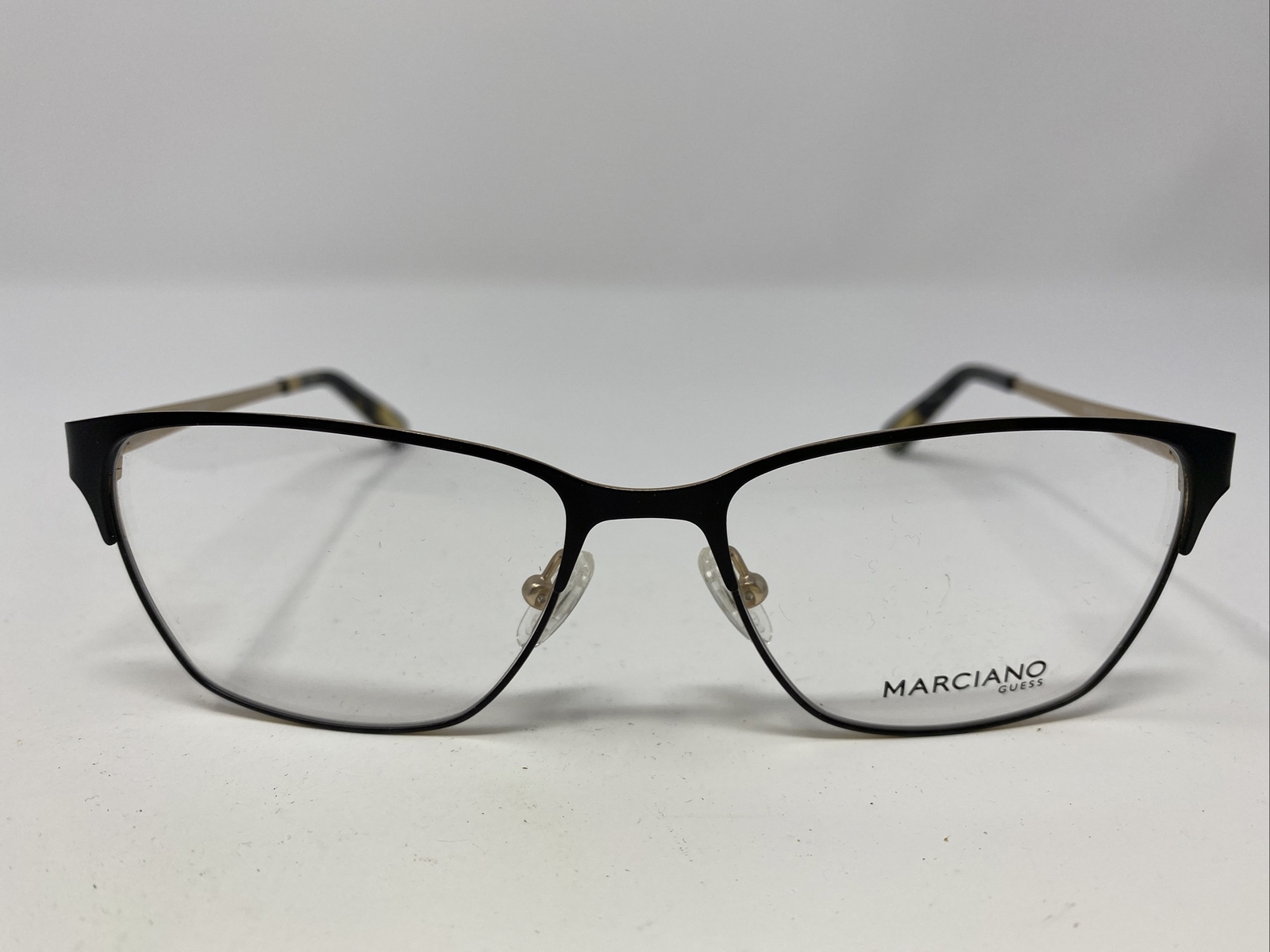 MARCIANO EYEGLASSES FRAME GM238 BLK 53-16-135 BLACK GOLD FULL RIM RO93 ...