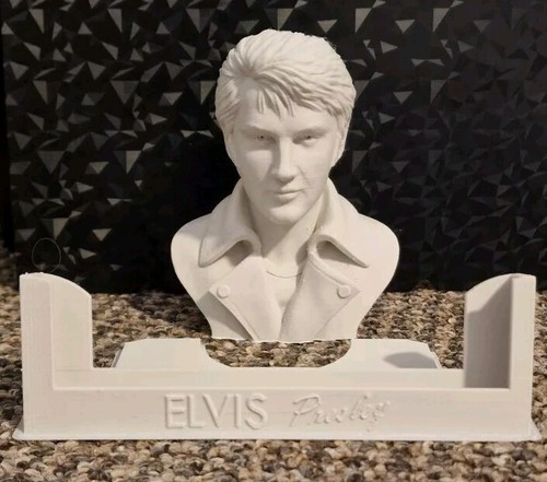 Elvis Aaron Presley bust figurine with stand for Audio CD 125mm ...
