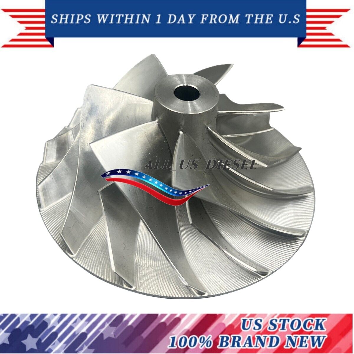 Billet Compressor Wheel For Cummins X15 Turbocharger HE400VG 5459711 ...