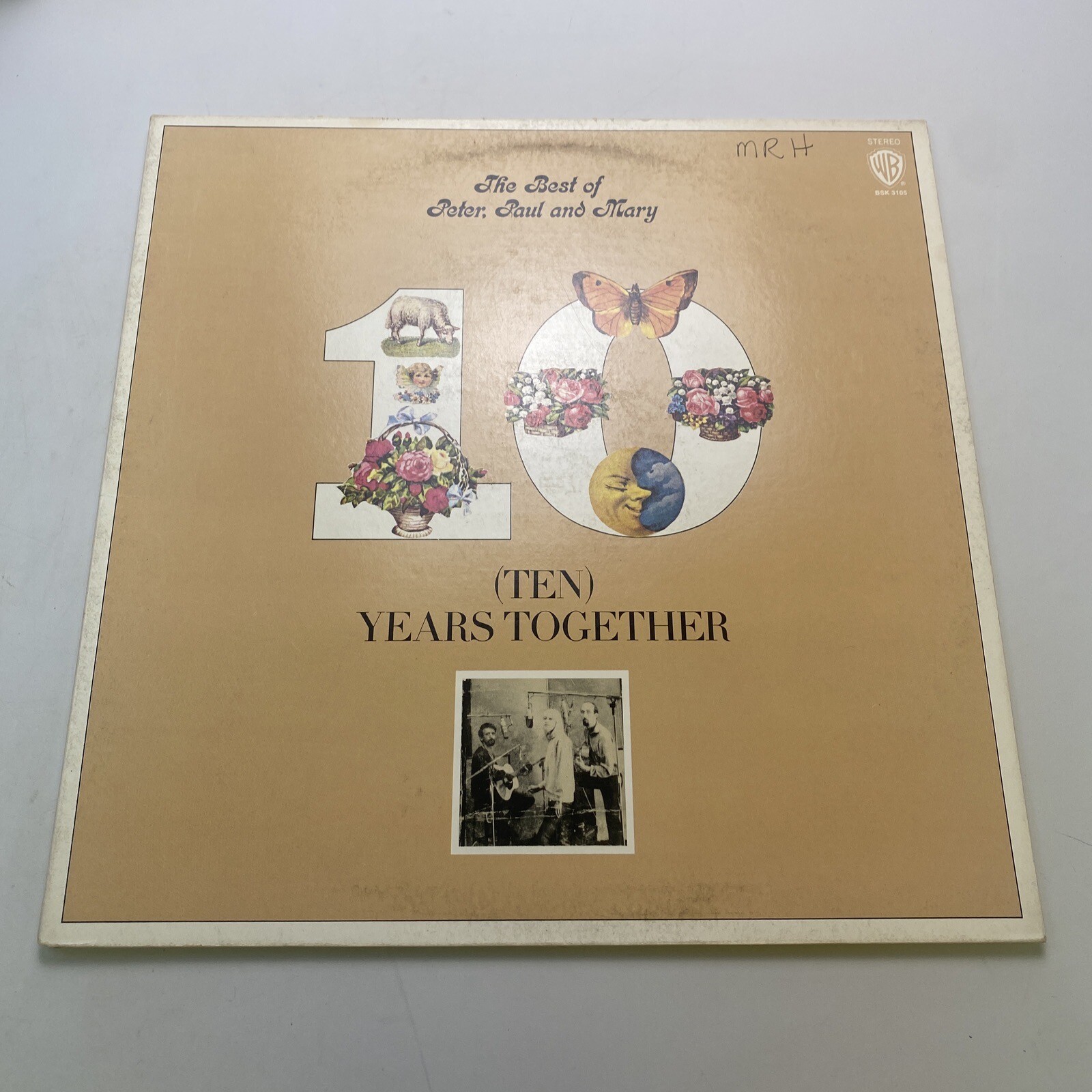 Peter, Paul and Mary (Ten) Years Together The Best Of LP. Warner Bros ...