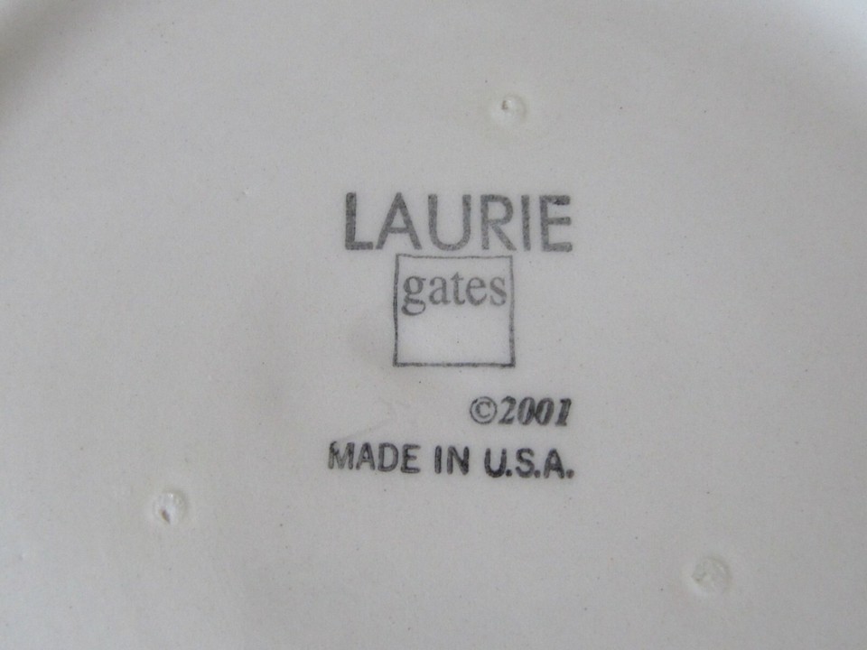 Halloween GATES WARE Laurie Gates 11 1/2" Single PUMPKIN SCARECROW ...