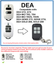 Compatible Remote Control with DEA GT2, DEA GT4 Rolling Code 433.92MHz ...