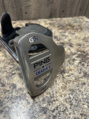34” PING G5i CRAZ-E C PUTTER - CENTER SHAFTED PING G5i STEEL SHAFT ...