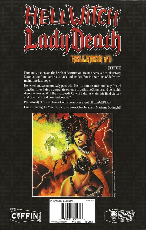 Lady Death Hellwitch Hellgasm Risque & Naughty Respite Edition Sorah ...
