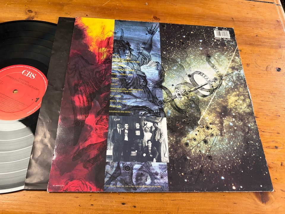 LP 1990 Santana – Spirits Dancing In The Flesh | eBay