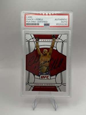 MMA Treasures Chuck "The Iceman" Liddell PSA/DNA Certified Authentic ...