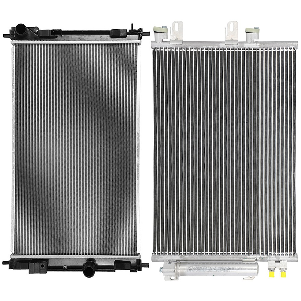 Aluminum Radiator & AC Condenser Cooling Kit For 2010-2011 12 Dodge ...