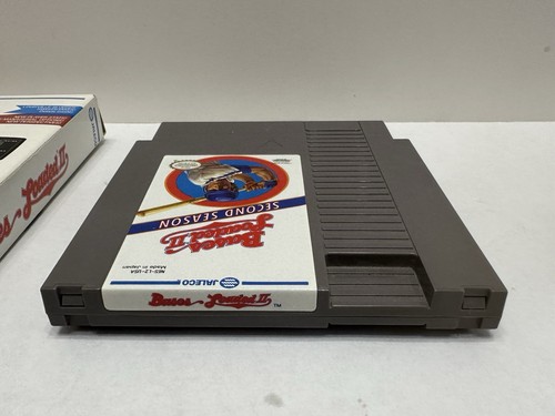 COMPLETE IN BOX Nintendo - Bases Loaded II 2 Second Season NES Game ...