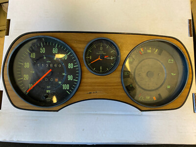 1973-1977 Volkswagen Audi Fox Instrument Cluster Speedometer Gauge ...