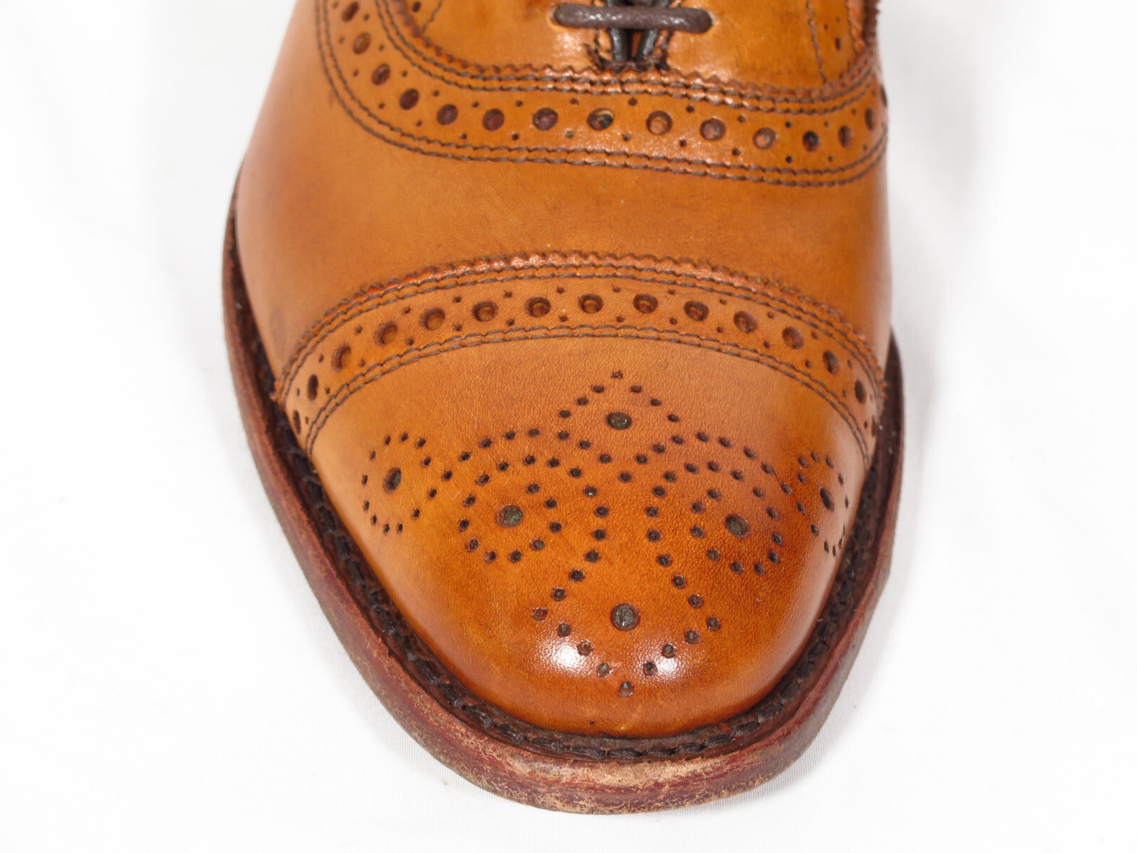 Allen Edmonds Strand Walnut Calfskin Cap-Toe Oxford Dress Shoe, 7.5 D ...