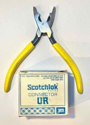 3M Scotchlok E-9Y Stepped Jaws Tool Crimper, 100 3M UR Connectors | eBay