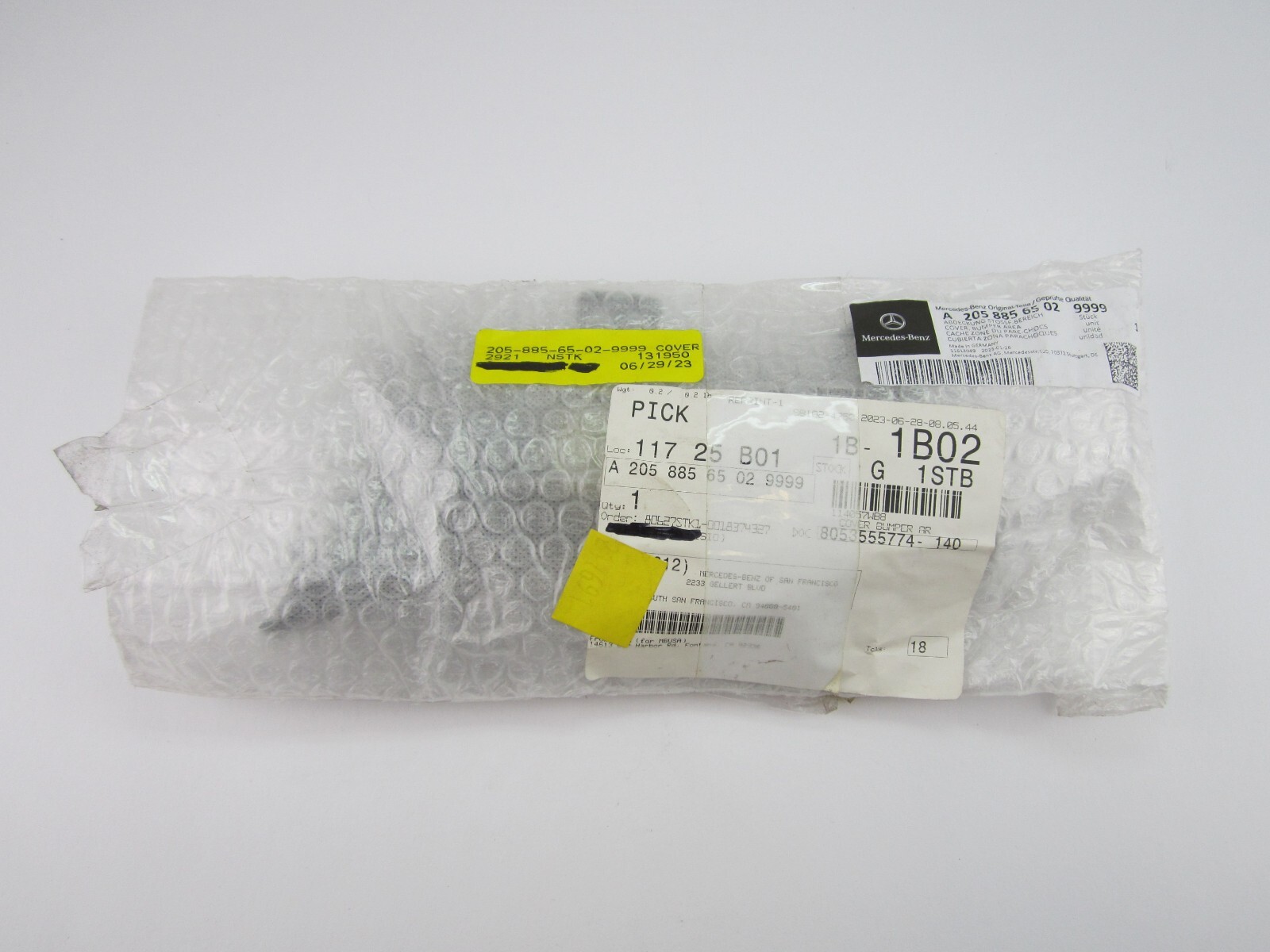 2019-2020 MERCEDES BENZ C300 AMG Sedan Front Bumper Side Trim Left ...