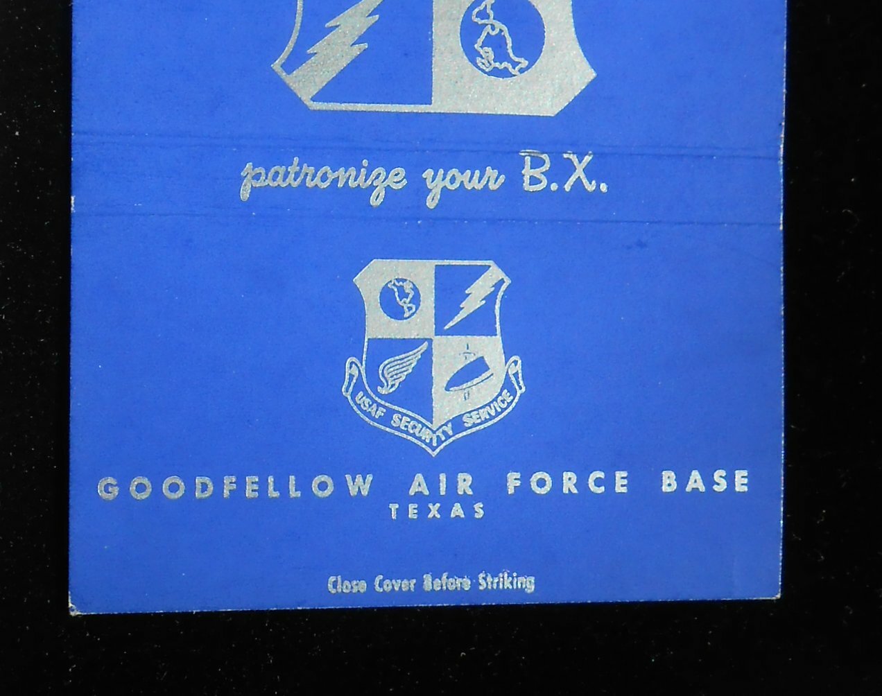 1950s Billboard Goodfellow Air Force Base Pat Your B.X. San Angelo TX ...
