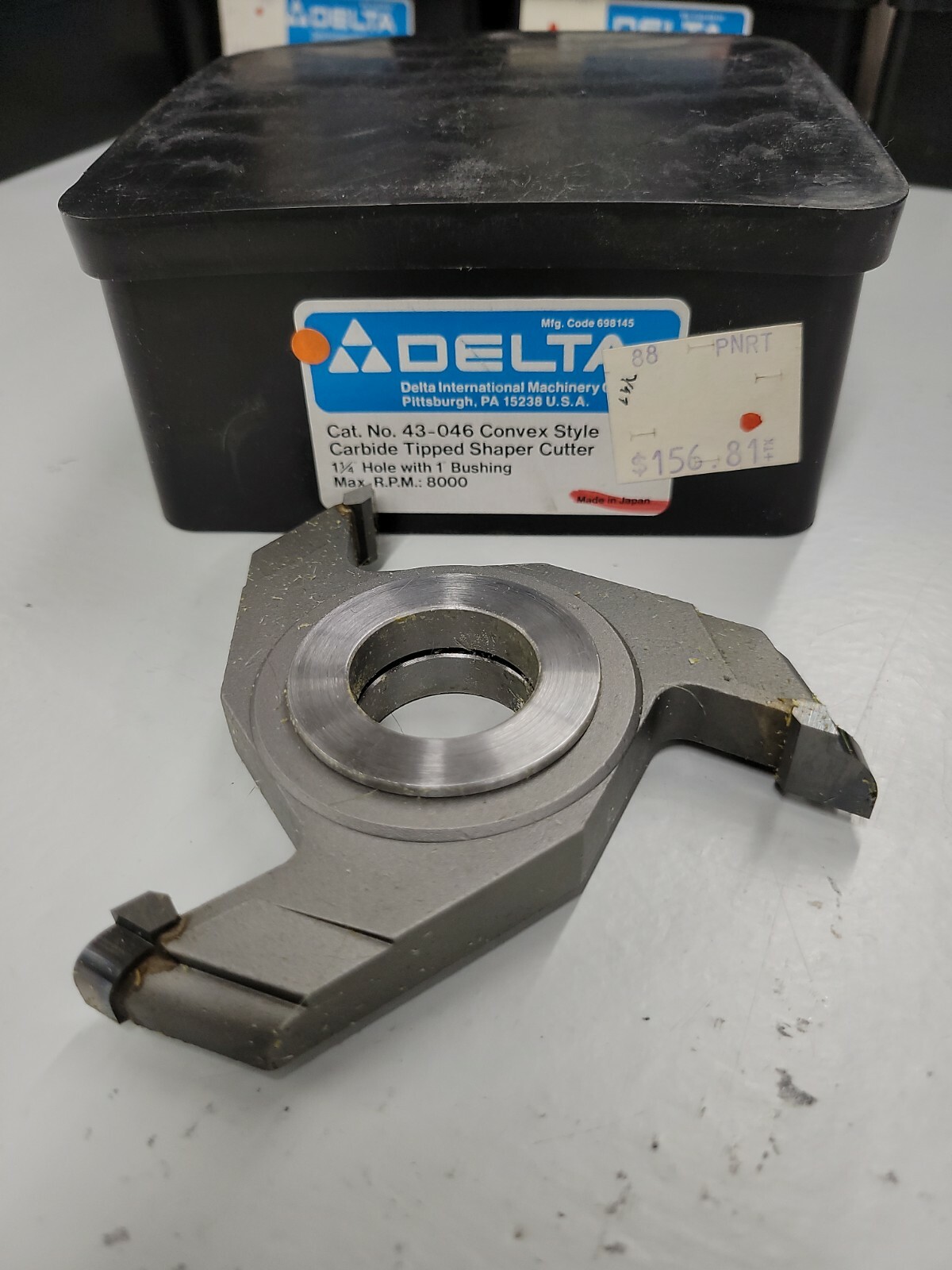 Delta 43-046 - Convex Style Carbide Tipped Shaper Cutter 1 1/4th Hole ...