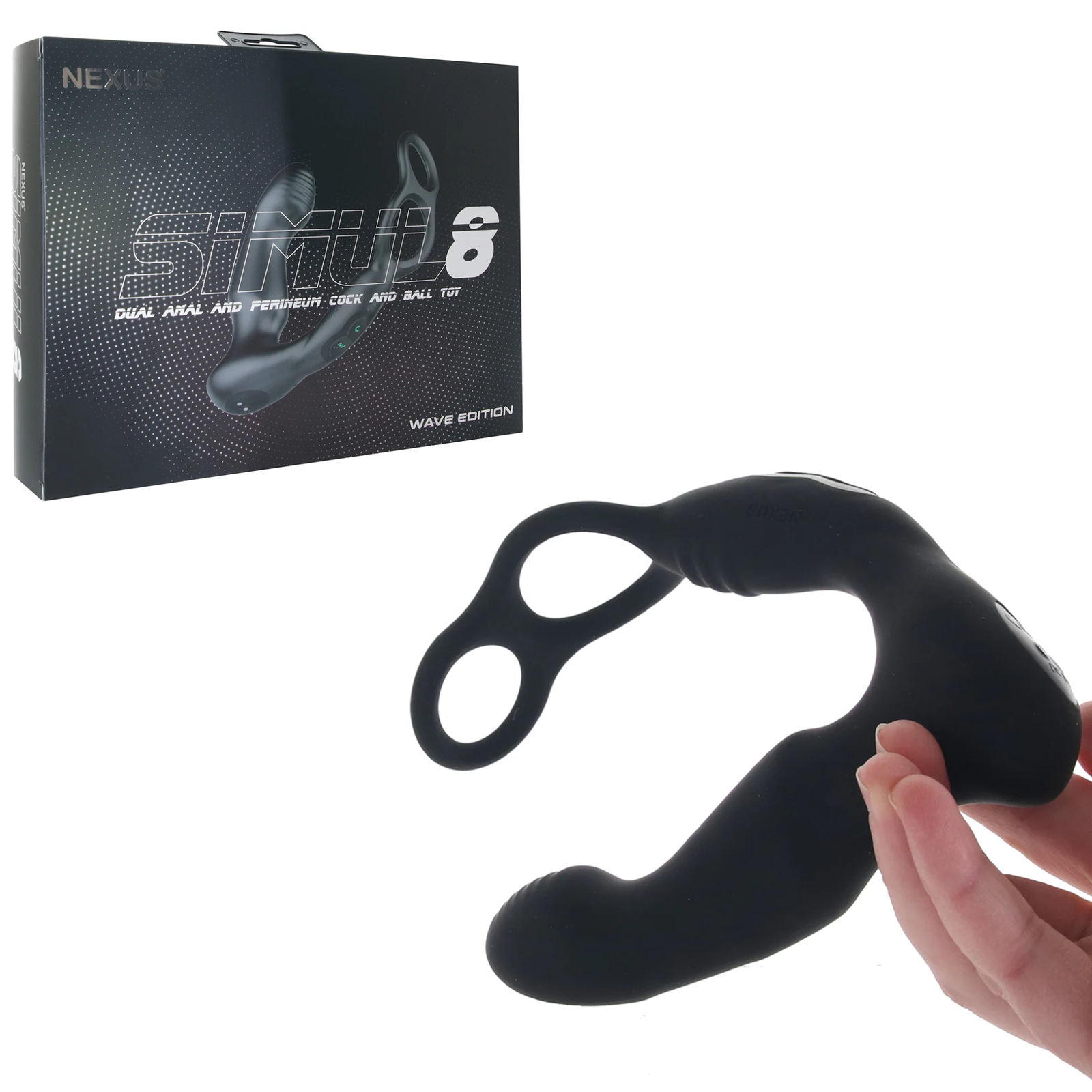 Vibrating Dual Cock Ring Prostate Massager Multi-Speed Vibrator Men Sex Toy | eBay