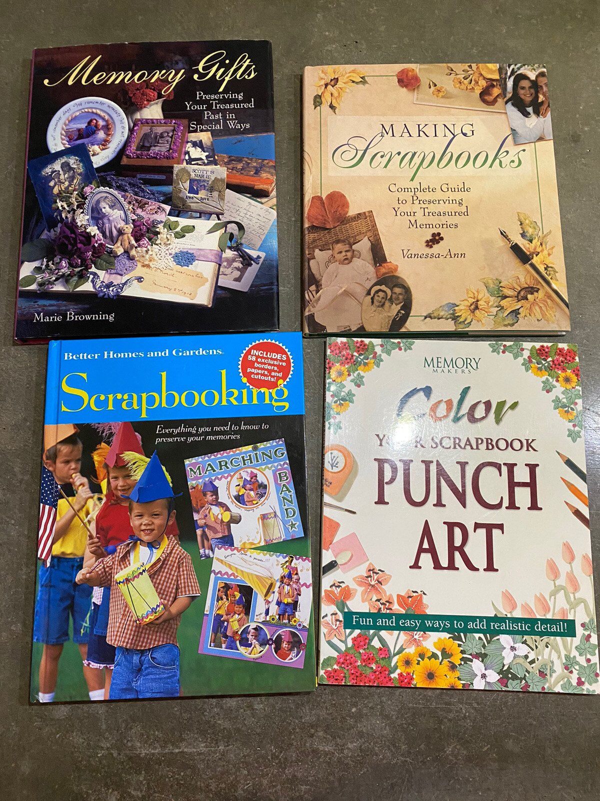 Lot 4 Scrapbooking Memory Books Memory Makers Punch Art Preservation ...