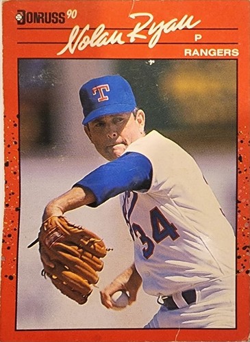 Lynn Nolan Ryan Jr 166 1989 Leaf Rangers P Donruss 90, Good condition ...