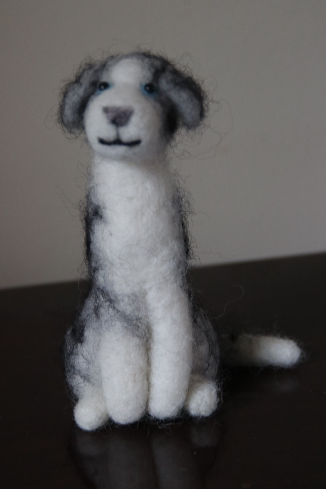 Needle Felted Border Collies Laying, Sitting and Keyrings. All colours ...