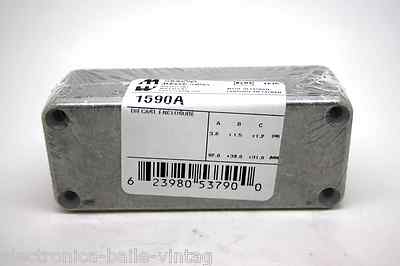 GENUINE HAMMOND 1590A STOMP BOX DIECAST ENCLOSURE UNFINISHED FOR EFFECT ...