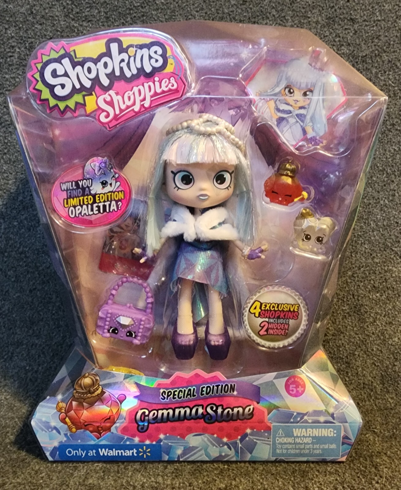 Shoppies Special Edition Gemma Stone Doll 2016 Walmart with 4 Exclusive ...