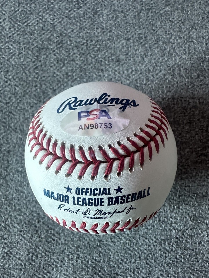 Colt Emerson Mariners Auto Signed Baseball 2023 1st Rd Pick Inscription ...