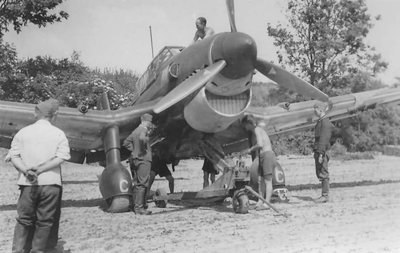 WWII B&W Photo Junkers Ju87 Stuka Front View World War Two Luftwaffe ...