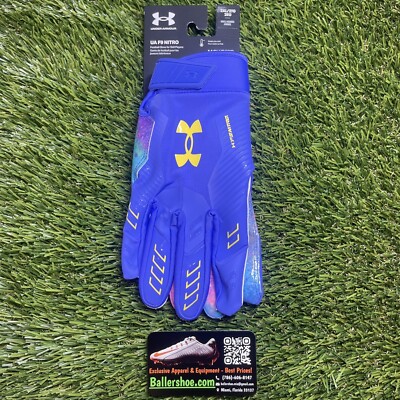 Under Armour F9 Nitro Justin Jefferson PE Football Gloves Size 2XL ...