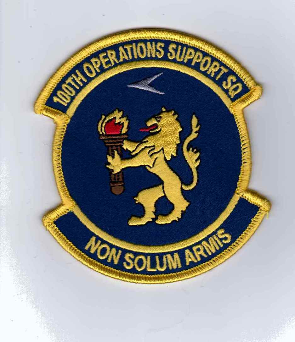100th OPERATIONS SUPPORT SQUADRON PATCH :GA15-1 | eBay