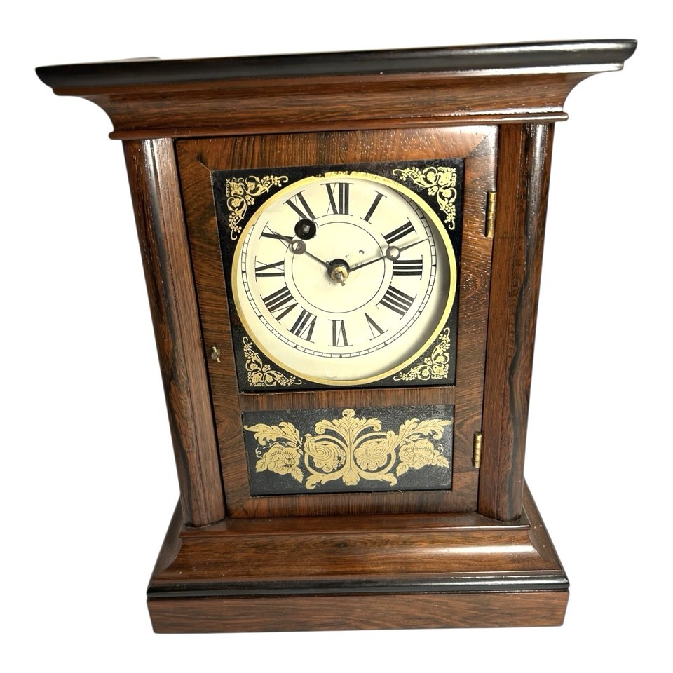 Antique Eight Day Clock by Spring Clock Company Bristol CT | eBay