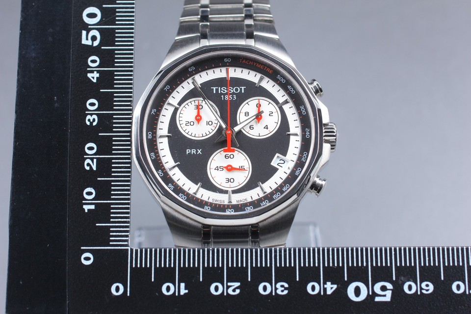 [ Box, Paper ] TISSOT PRX Chronograph T077417A Sapphire Crystal Swiss ...