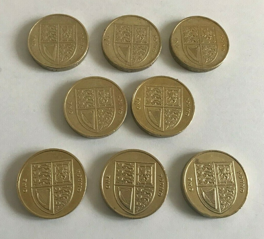 £1 ONE POUND COIN FULL SET SHIELDS OF THE ROYAL ARMS 1988 - 2015 | eBay