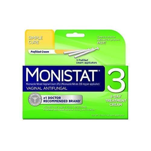 Monistat 3-Day Yeast Infection Treatment - 0.18 oz (540201 ...